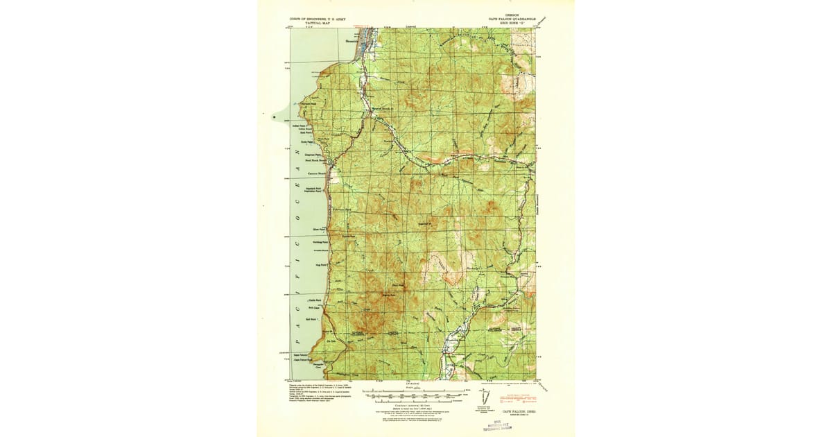 Old Maps of Arch Cape, OR | Pastmaps