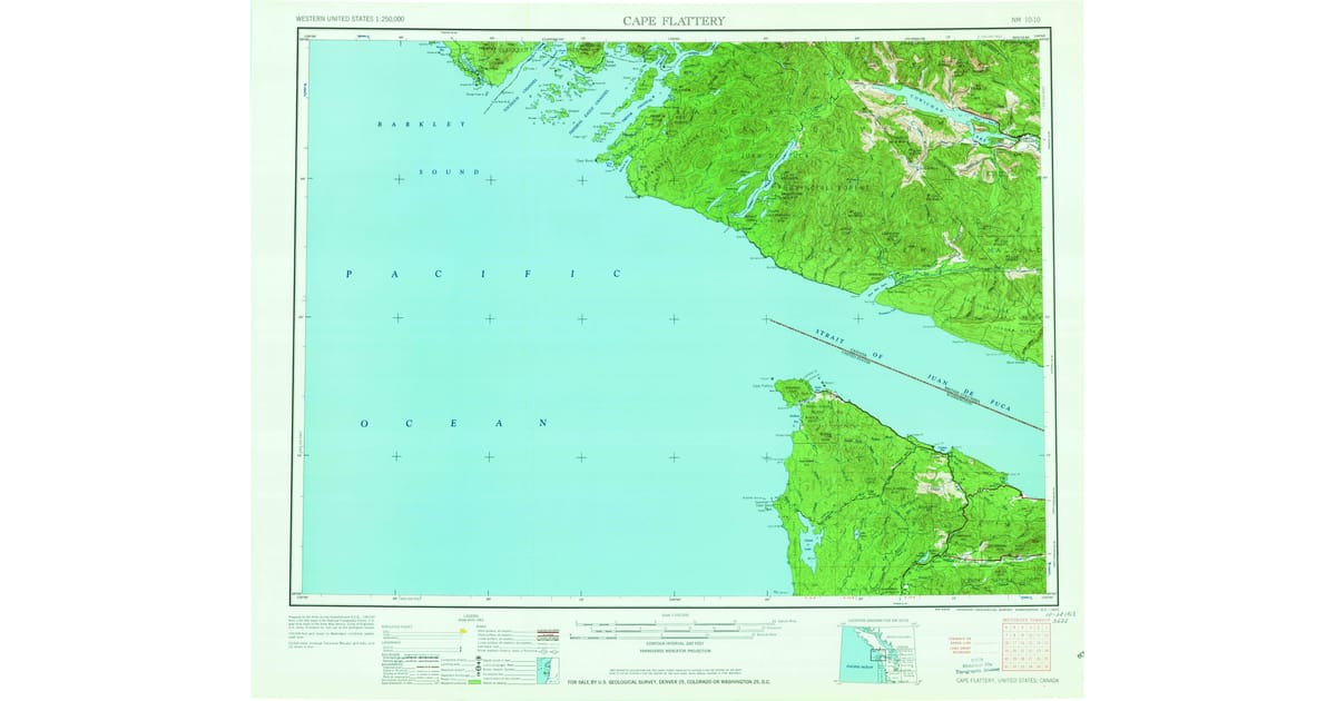 1960s Maps of Neah Bay, WA | Pastmaps
