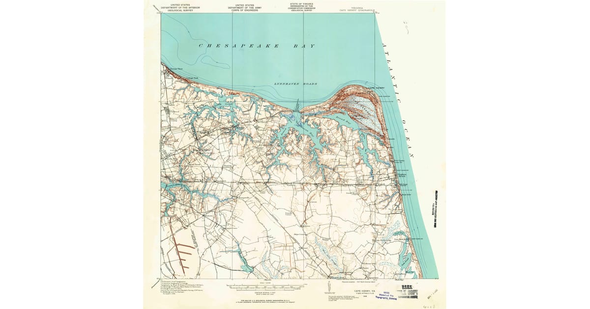 1910s Maps of Lynnhaven, Virginia Beach | Pastmaps