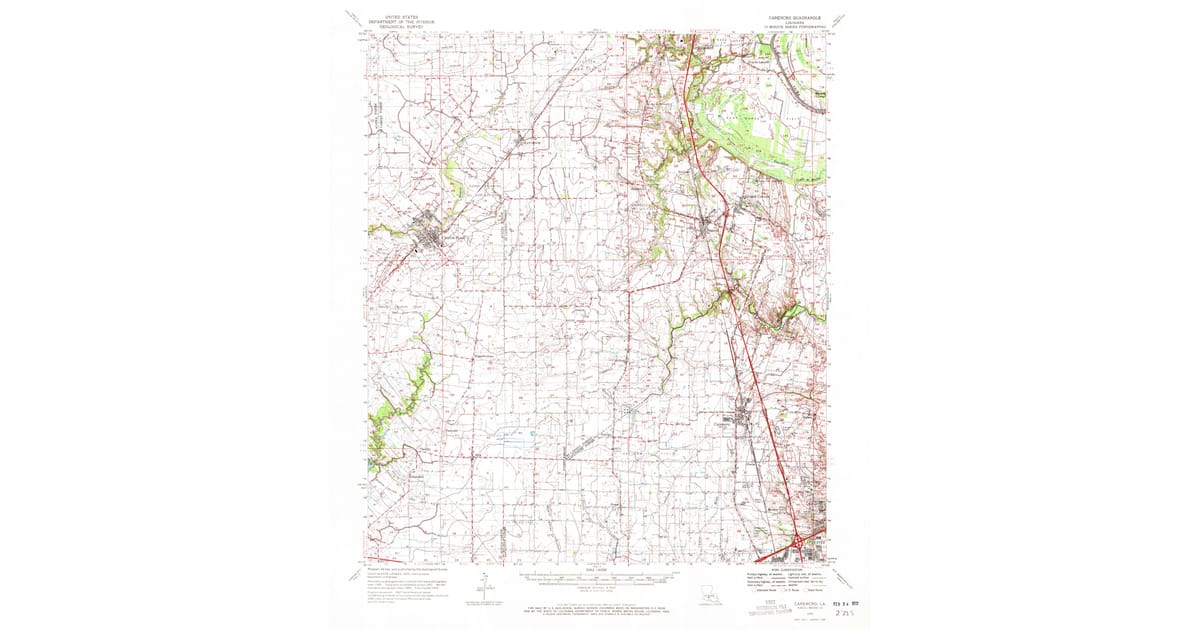 1970s Maps of Duson, LA | Pastmaps