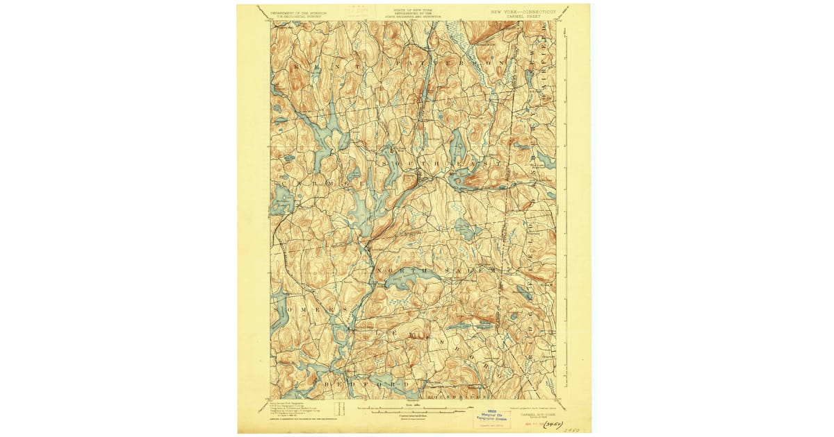 1928 Map of Carmel, Putnam County, NY — High-Res | Pastmaps