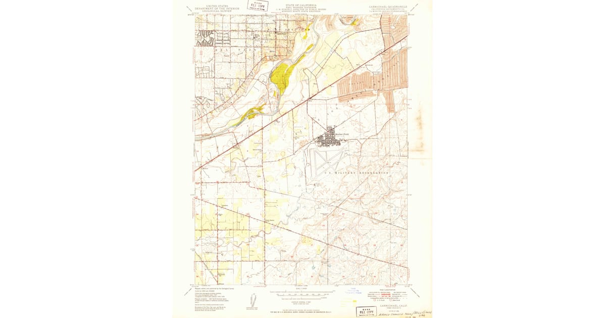 1950s Maps of Sacramento, CA | Pastmaps