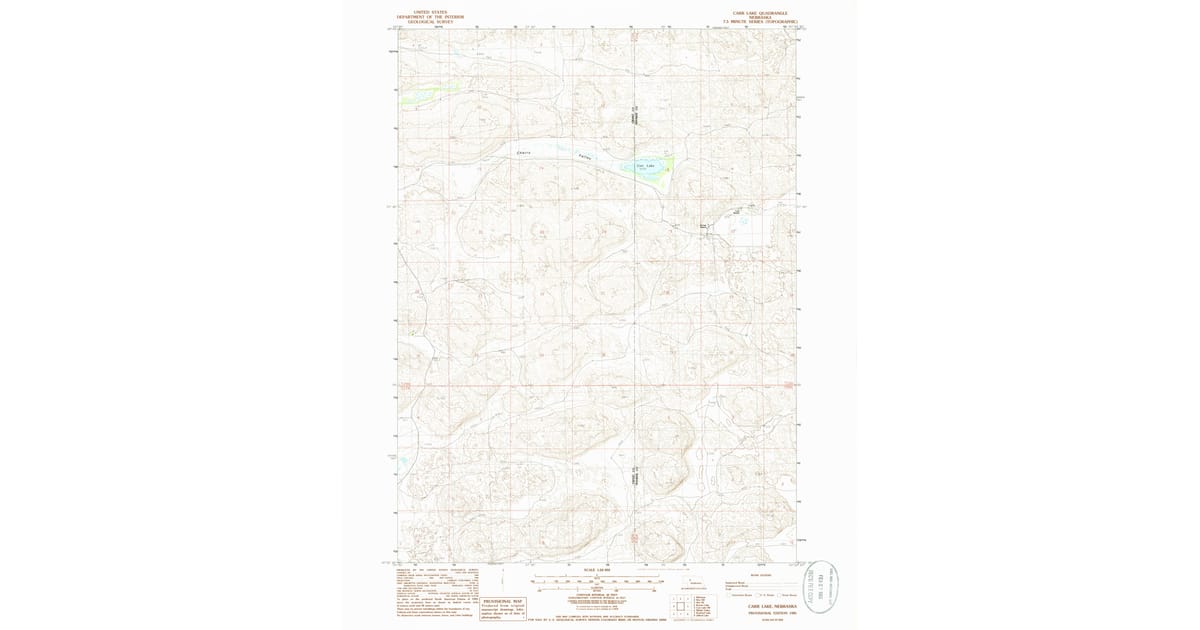1980s Maps of Grant County, NE | Pastmaps