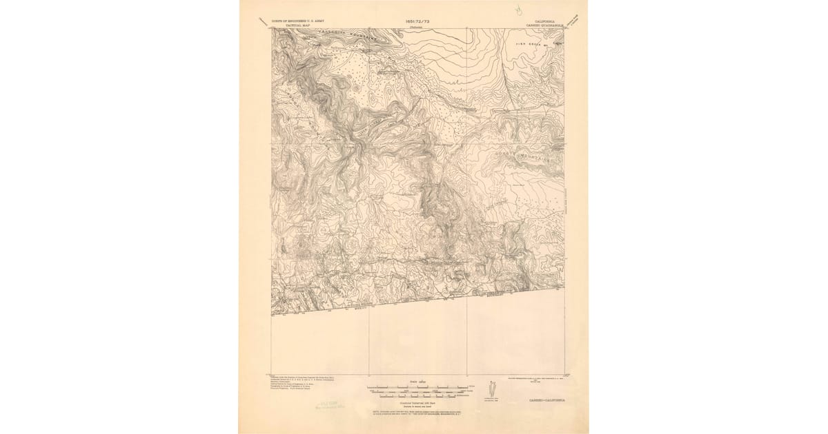Old Maps of Jacumba Hot Springs, CA for Academic Research | Pastmaps