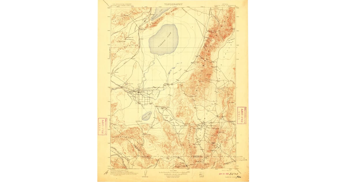1910s Maps of Pershing County, NV | Pastmaps