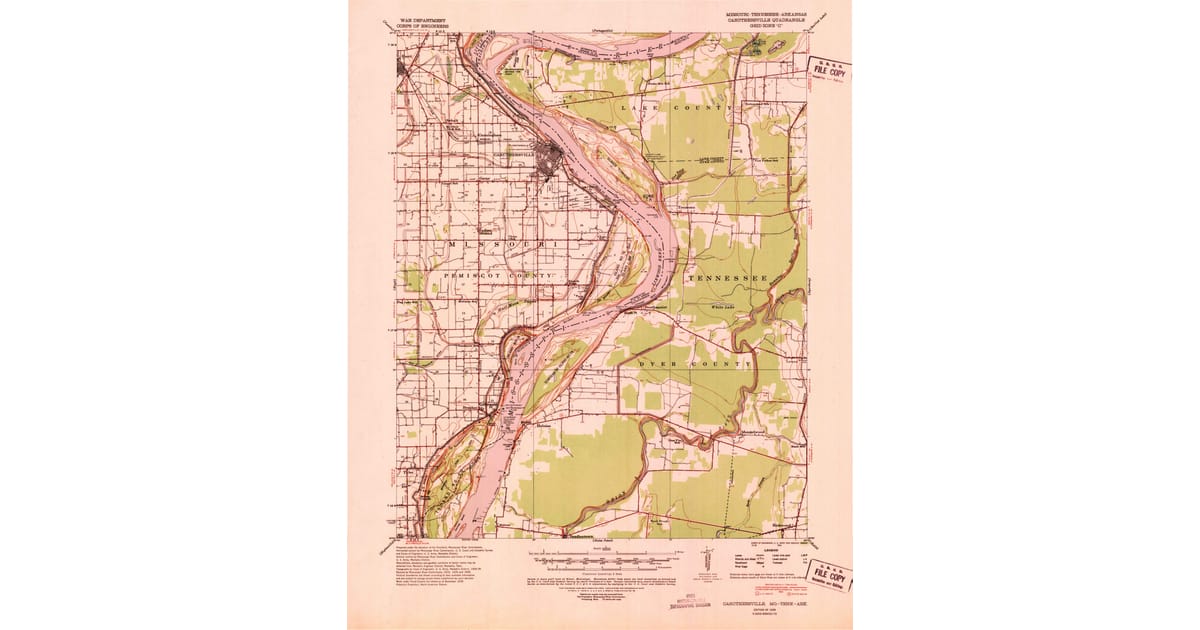 Old Maps of Indian Mound, MO for Hiking & Exploration | Pastmaps