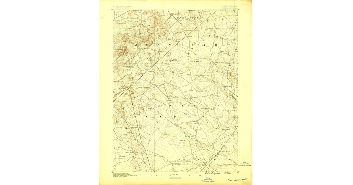 1880s Maps of Carrs Tavern, Millstone Township | Pastmaps