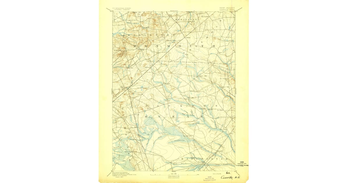1890s Maps of Lakehurst, NJ | Pastmaps