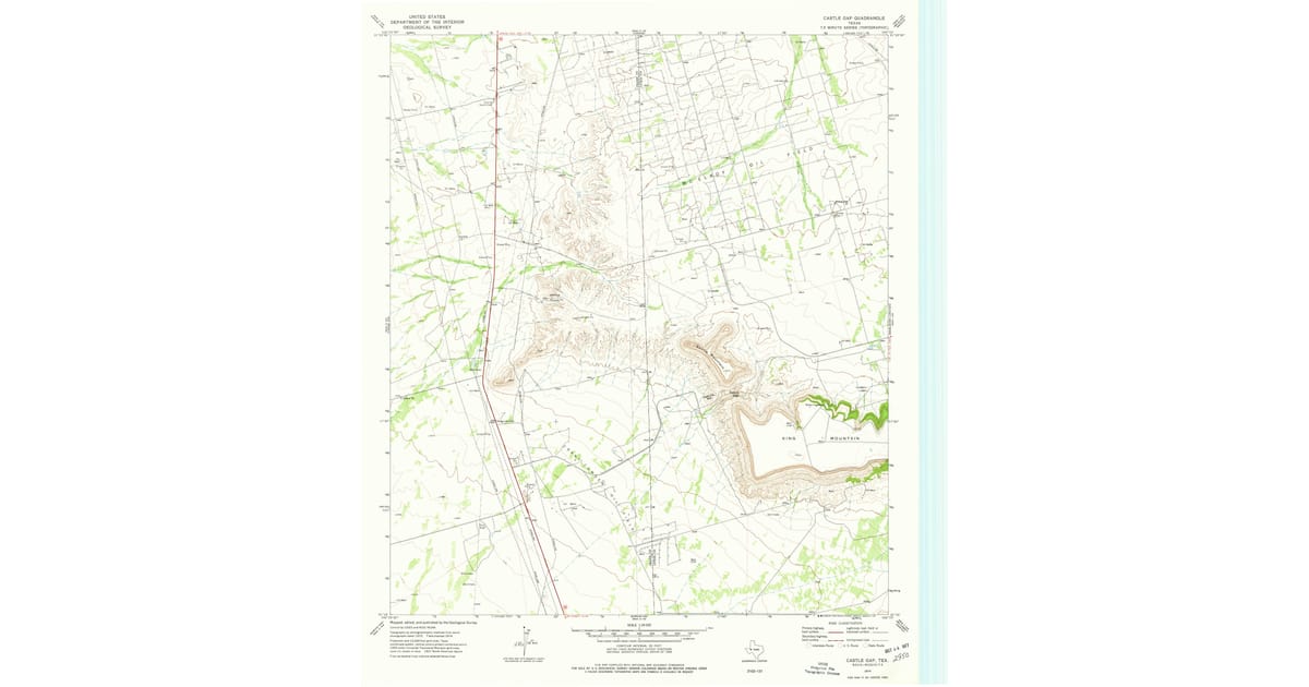 1970s Maps of Kincheloe Subdivision, Crane County | Pastmaps