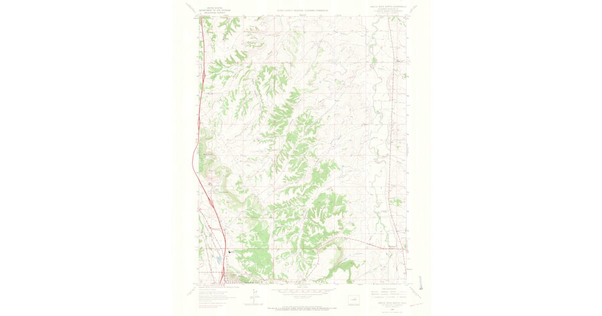 1965 Map of Castle Rock North, Douglas County, CO — High-Res | Pastmaps