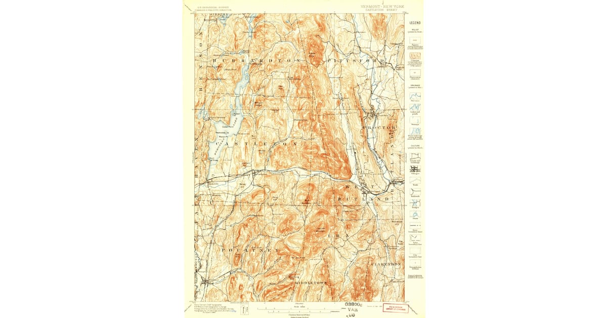1897 Map of Castleton, Washington County, NY — High-Res | Pastmaps