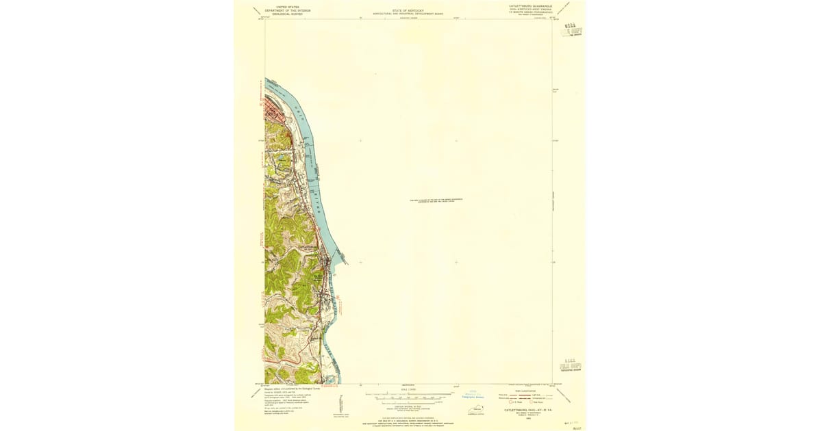 1950s Maps of Cabell County, WV | Pastmaps