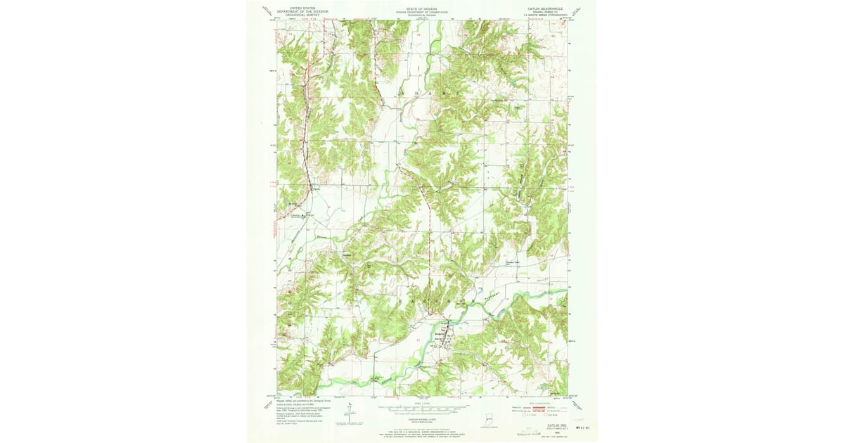 Old Maps of Superior, IN | Pastmaps