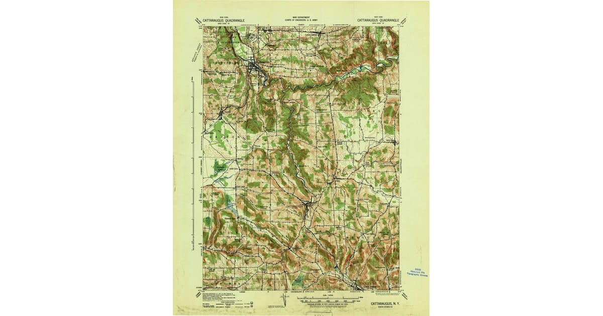 1940s Maps of Conewango, NY | Pastmaps