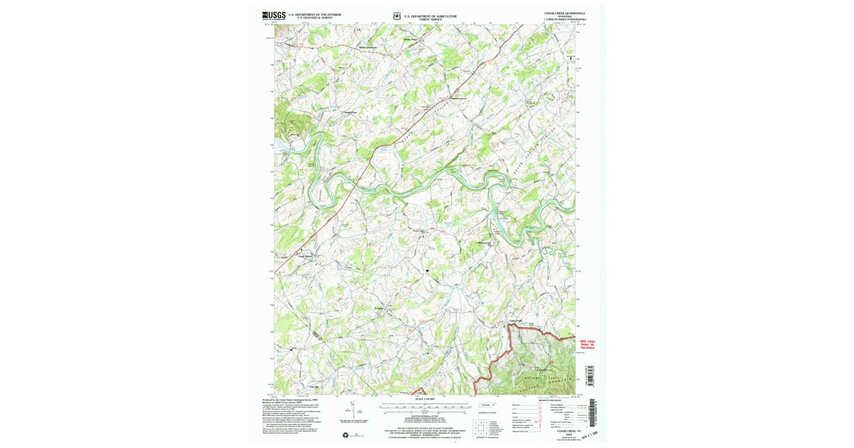 2000s (21st Century) Maps of Cedar Creek, TN | Pastmaps