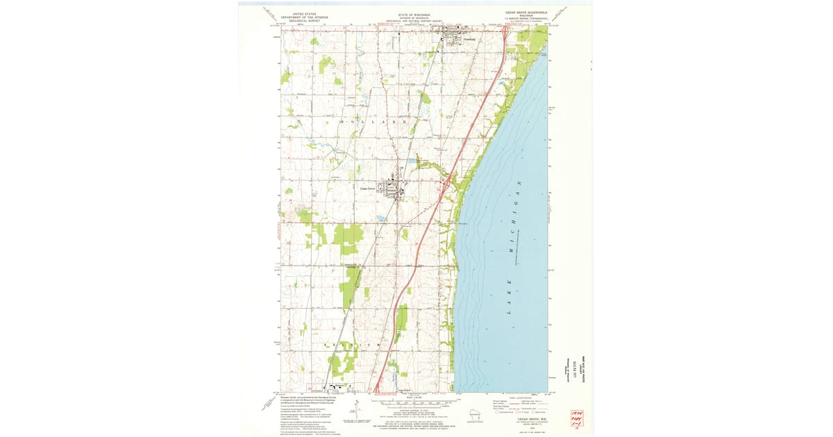 1970s Maps of Oostburg, WI | Pastmaps