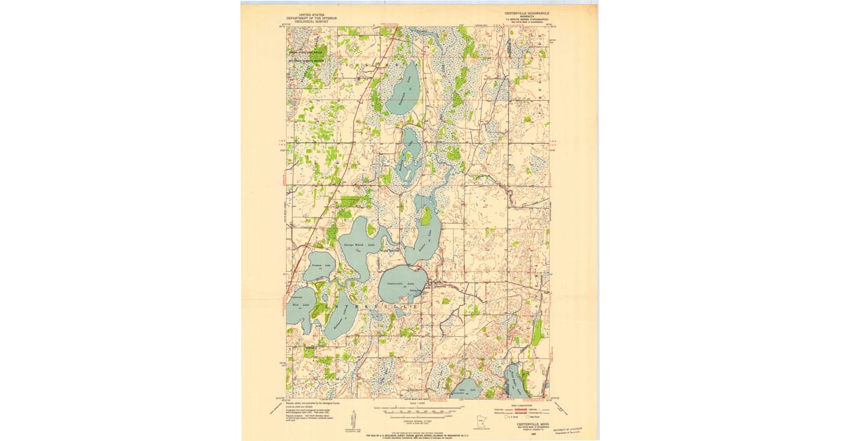 1950s Maps of Anoka County, MN | Pastmaps