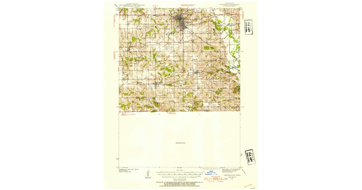Old Maps of Centerville, IA | Pastmaps