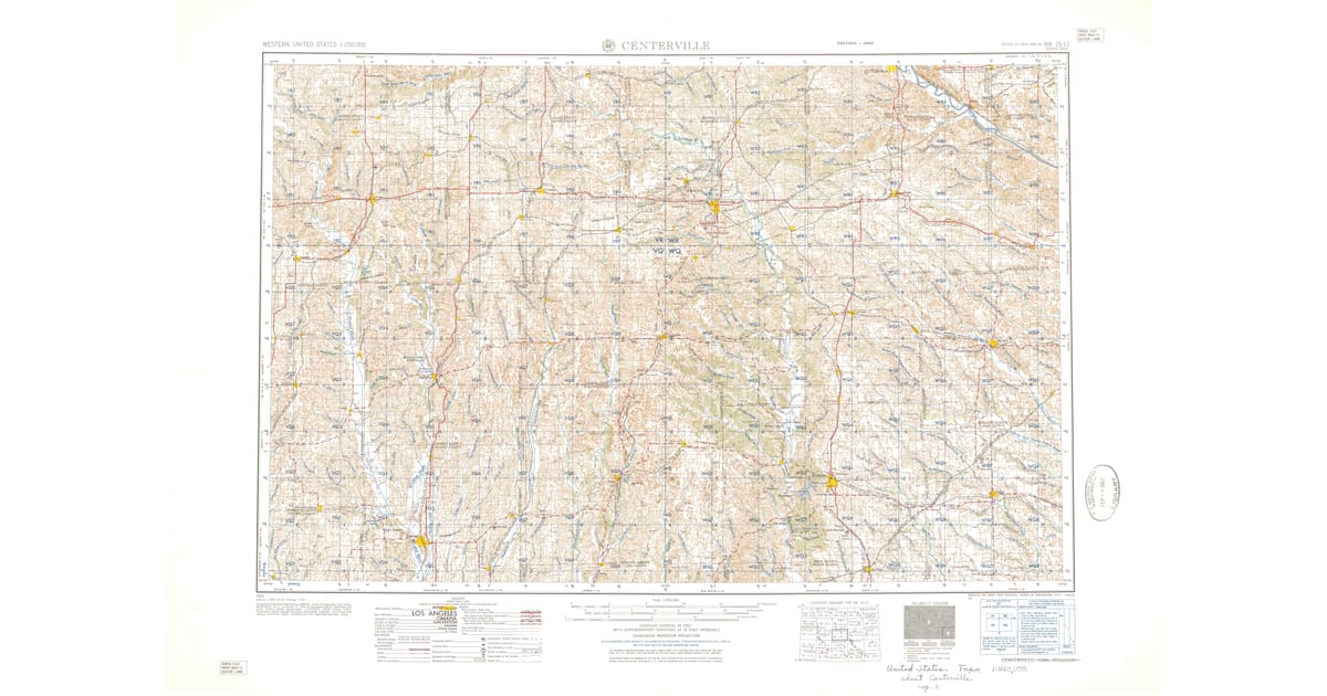 1957 Map of Centerville, IA — High-Res | Pastmaps