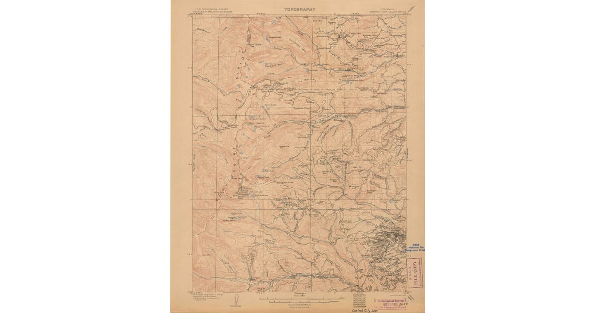 1900-1909 Maps of Nederland, CO | Pastmaps