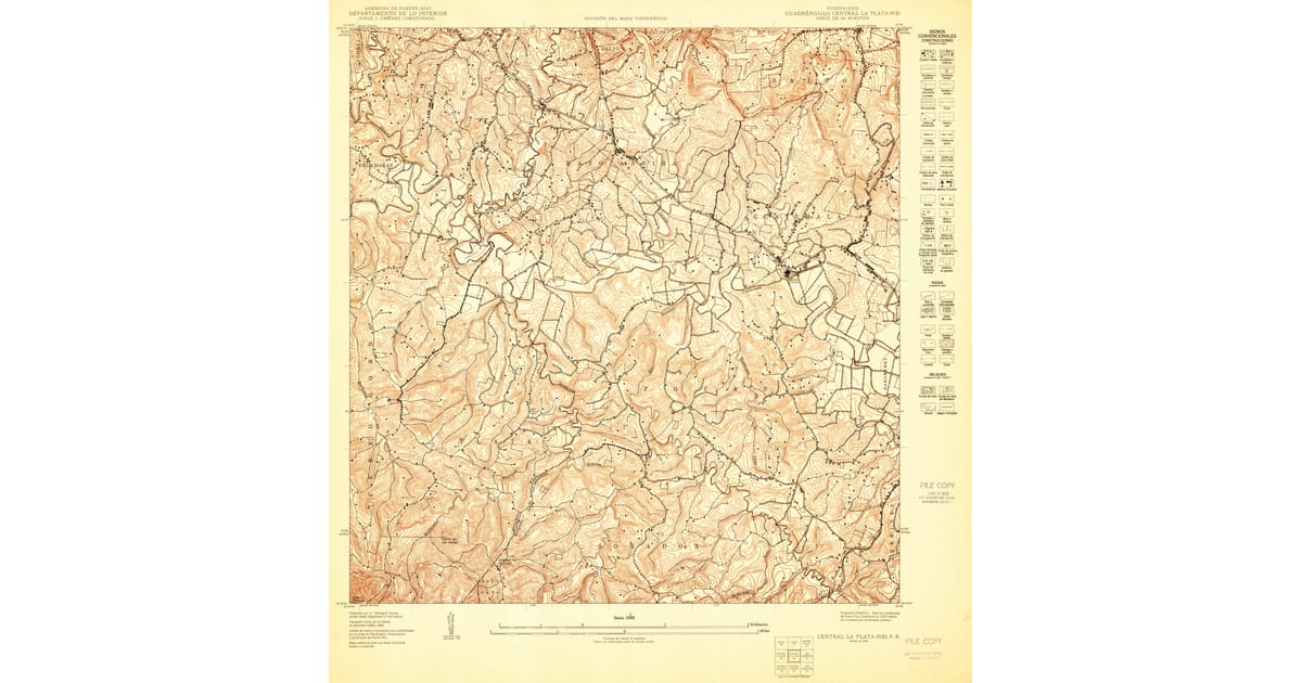 1950s Maps of Voladoras, Moca | Pastmaps
