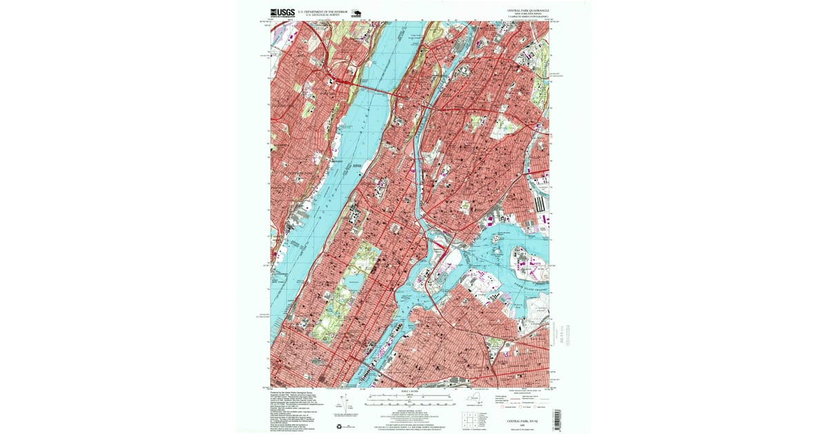 1990s Maps of Inwood, New York | Pastmaps