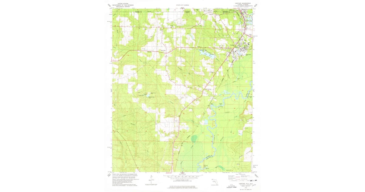 1978 Map of Century, FL — High-Res | Pastmaps