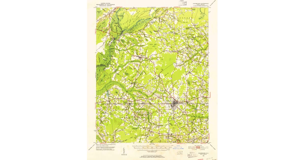 Old Maps of Bladen County, NC | Pastmaps