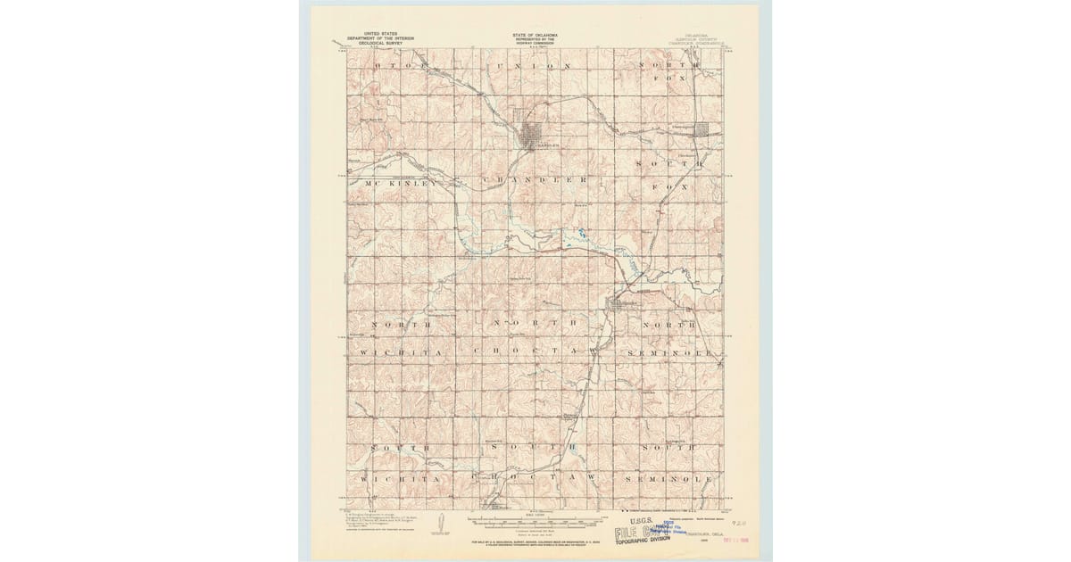 Old Maps of Sparks, OK | Pastmaps