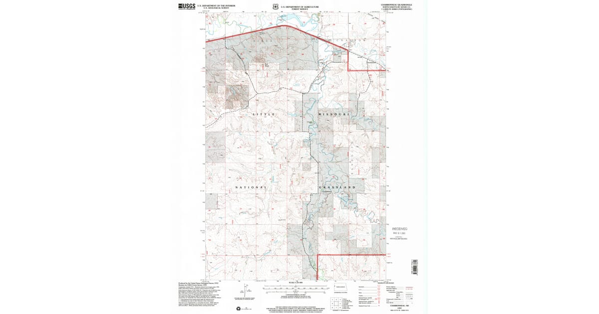 1997 Map of Charbonneau, McKenzie County, ND — High-Res | Pastmaps