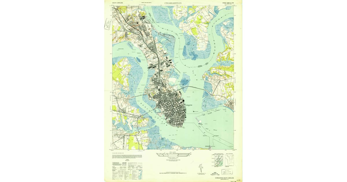 1948 Map of Charleston, SC — High-Res | Pastmaps