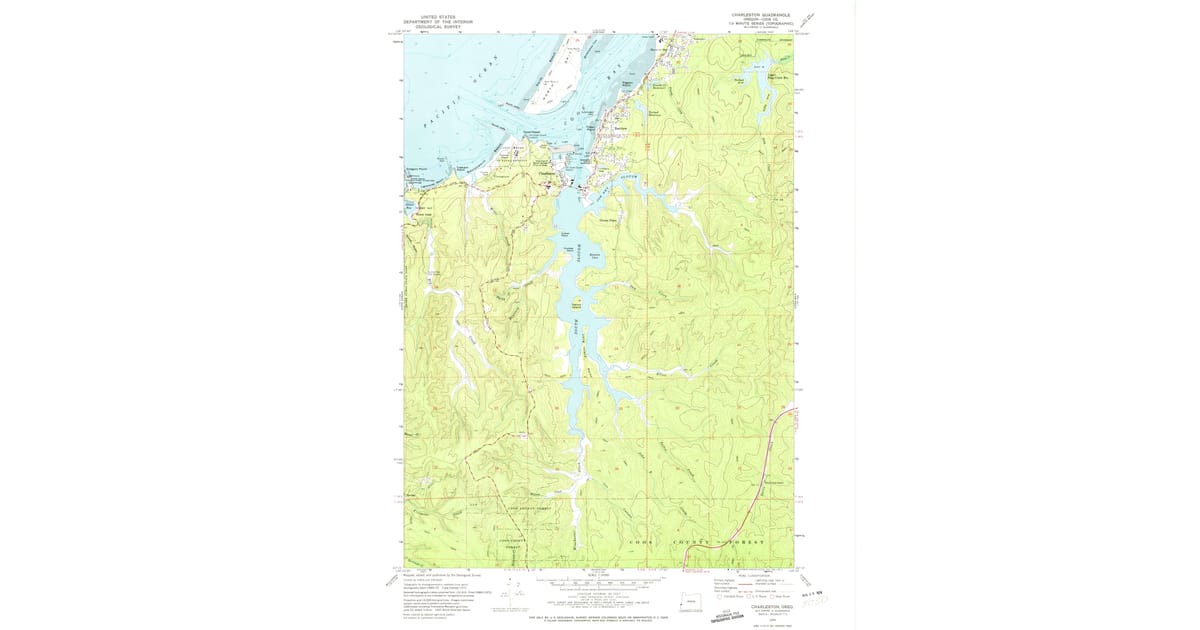 1970s Maps of Barview, OR | Pastmaps