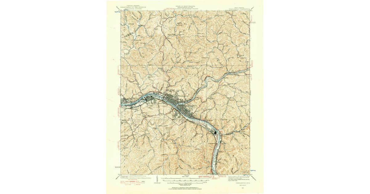 1930s Maps of Rand, WV | Pastmaps