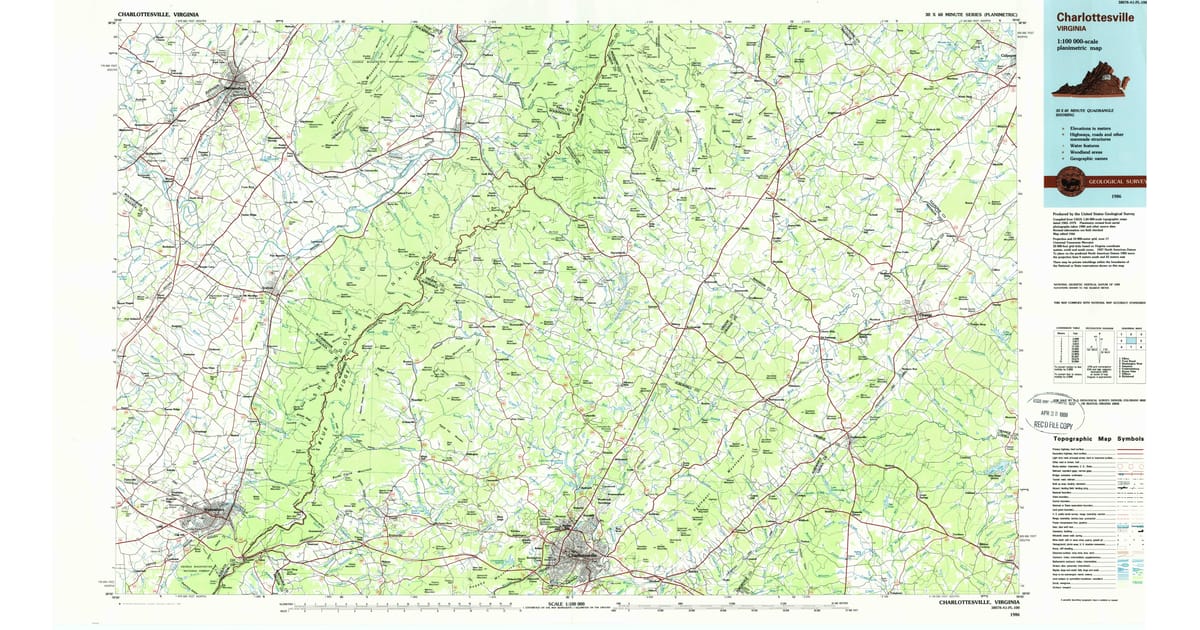 1980s Maps of Zeus, VA | Pastmaps