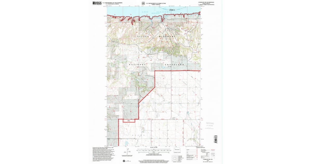 1997 Map of Charlson SW, McKenzie County, ND — High-Res | Pastmaps
