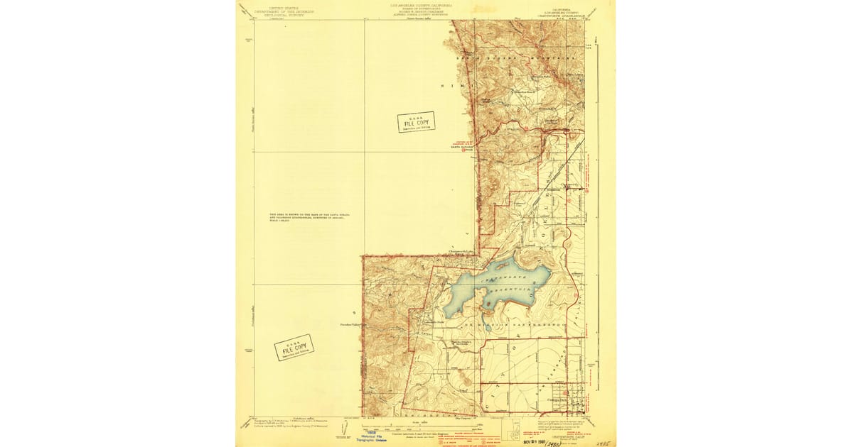 1940s Maps of Los Angeles, CA | Pastmaps