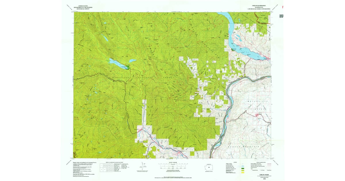 1970s Maps of Merritt, WA | Pastmaps