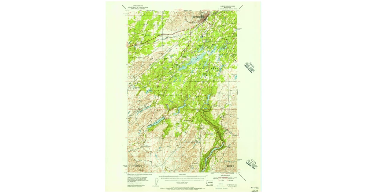 Old Maps of Amber, WA | Pastmaps