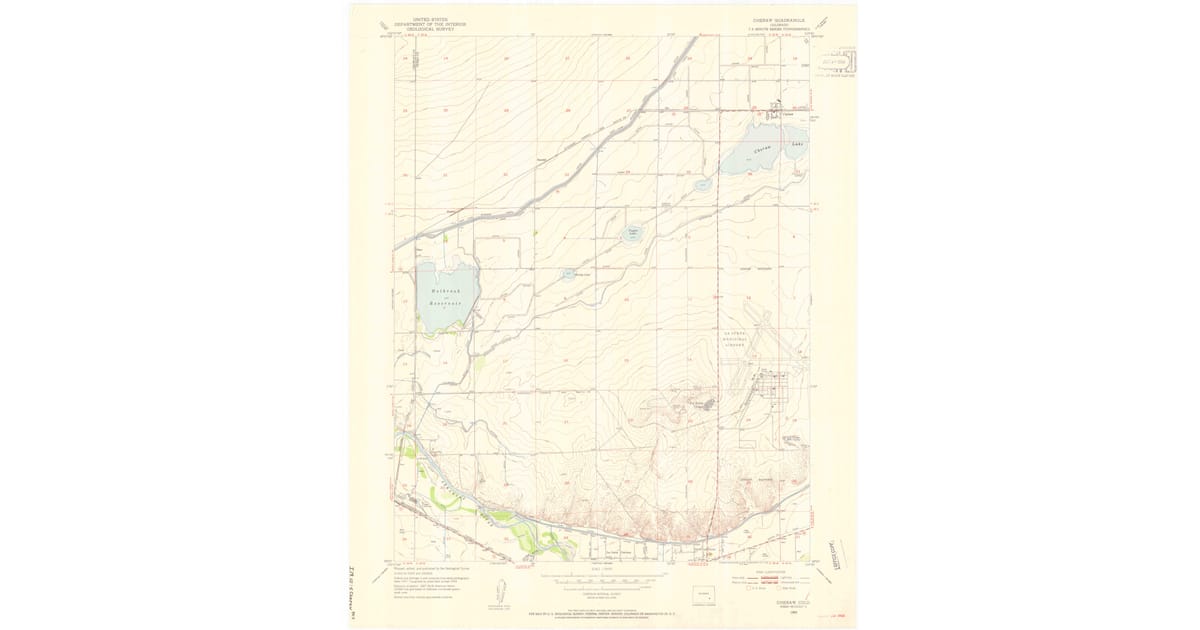 1950s Maps of Swink, CO | Pastmaps