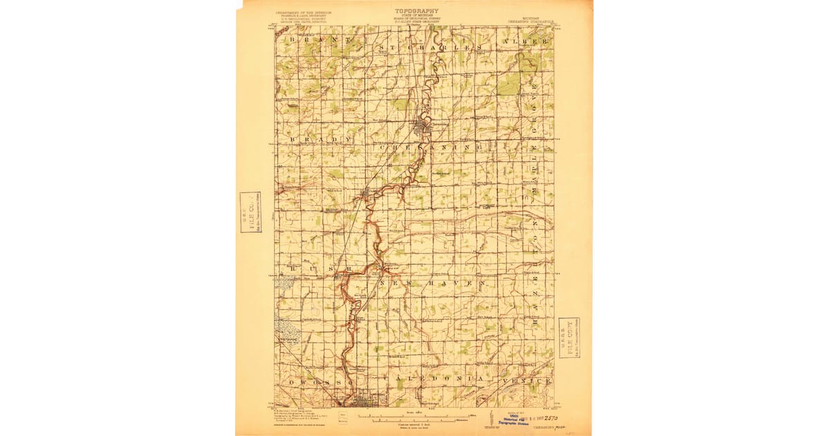 Old Maps of Shiawassee County, MI | Pastmaps