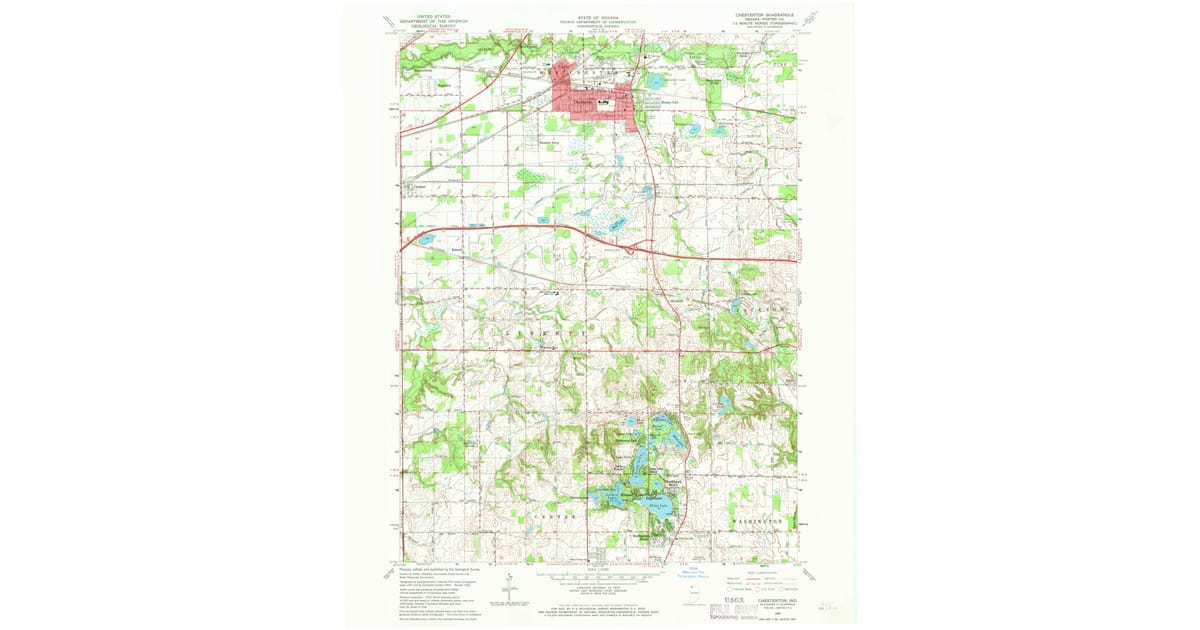 1960s Maps of Chesterton, IN | Pastmaps