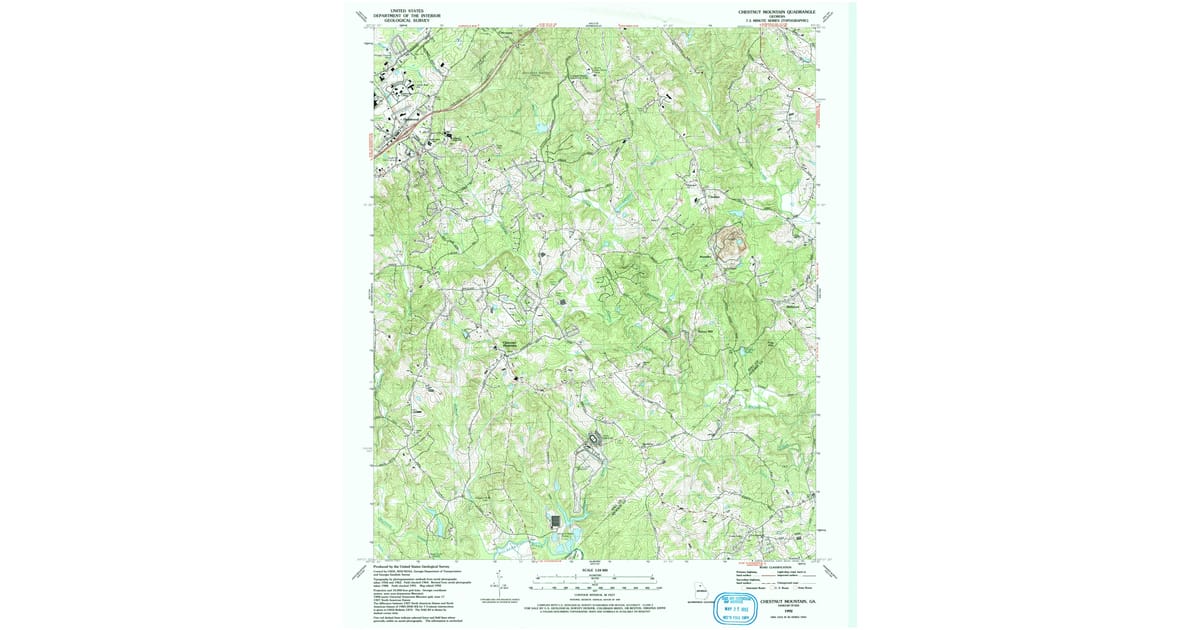 1990s Maps of Jackson County, GA | Pastmaps