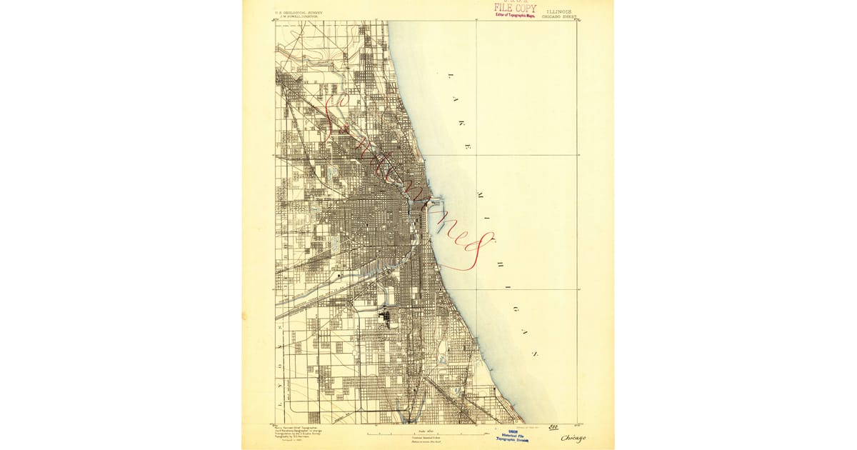 1890s Maps of Chicago, IL | Pastmaps