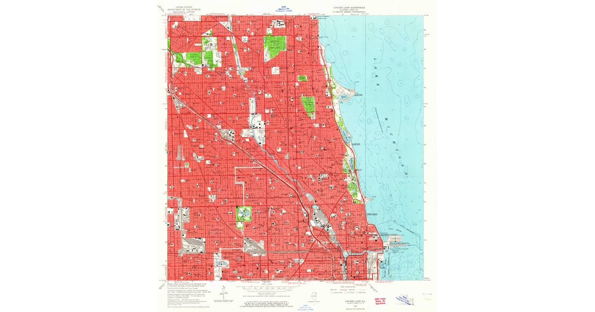 1960s Maps of Smith Park, West Chicago Township | Pastmaps