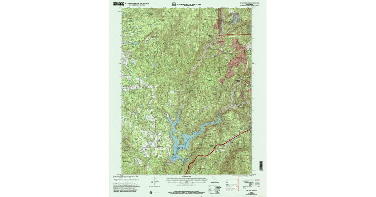 2000 Map of Chicago Park, Nevada County, CA — High-Res | Pastmaps