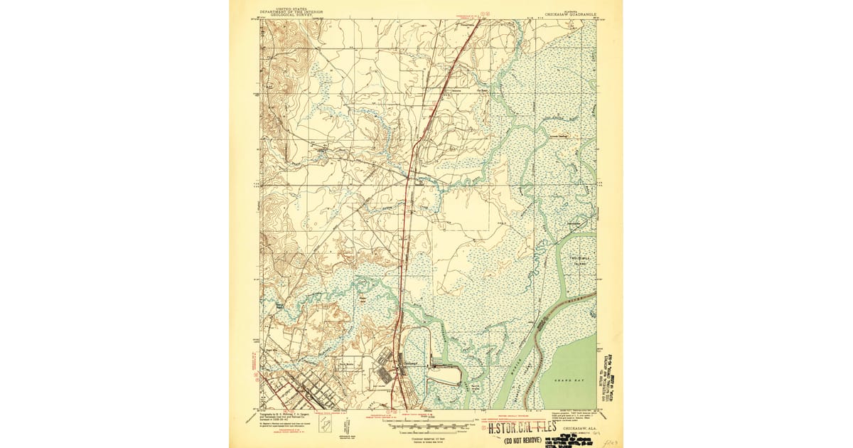Old Maps of Satsuma, AL for Hiking & Exploration | Pastmaps