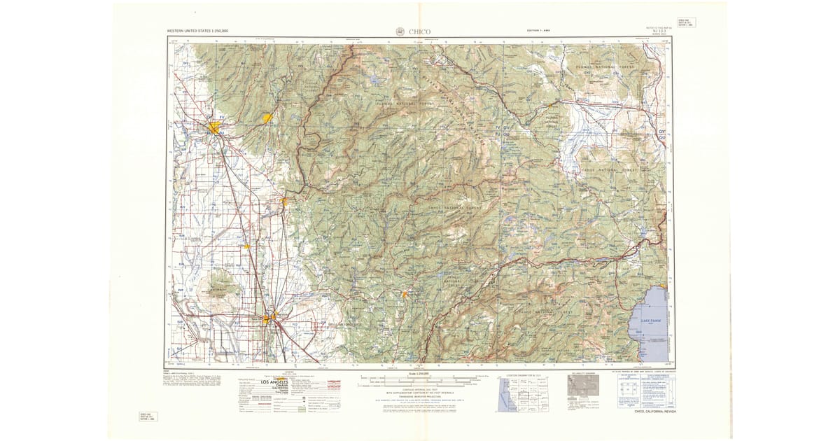 1960s Maps of Gridley, CA | Pastmaps