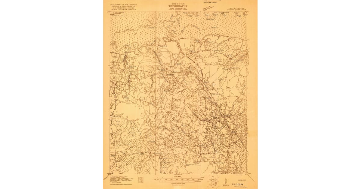 1920 Map of Chicora, Berkeley County, SC — High-Res | Pastmaps