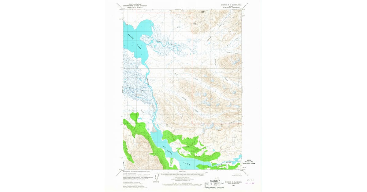 Old Historical Maps of Chignik Lake, AK | Pastmaps