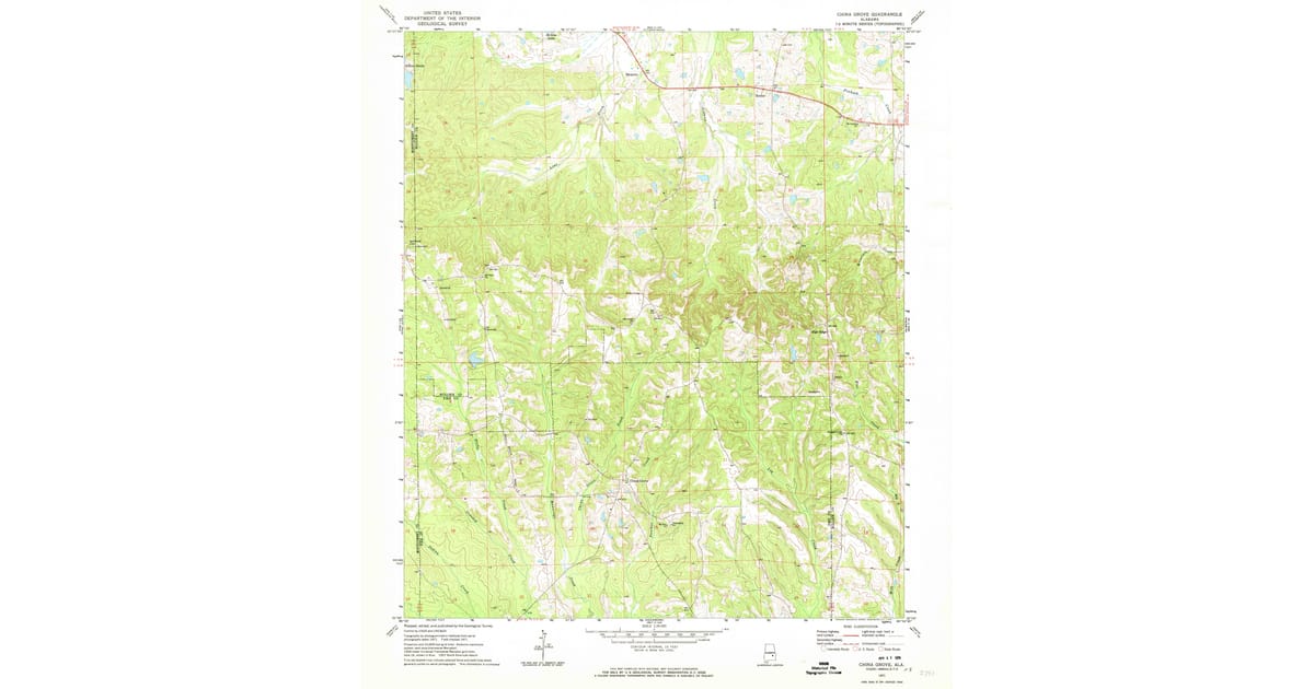 1970s Maps of Bullock County, AL | Pastmaps